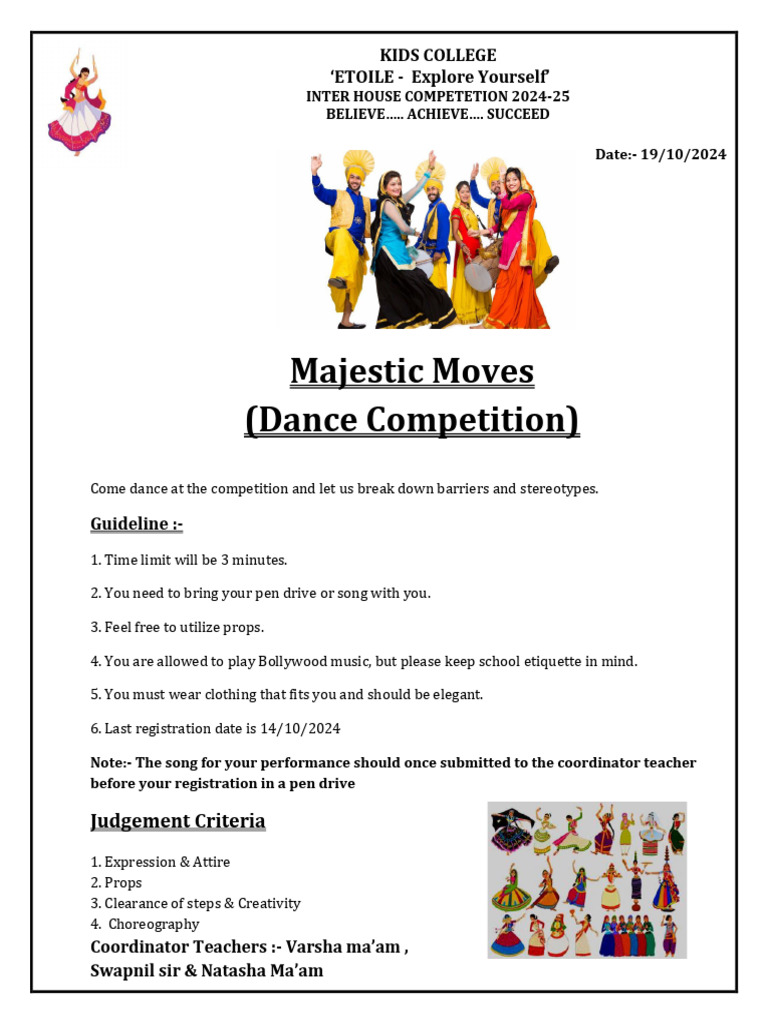 Dance Compitition | PDF