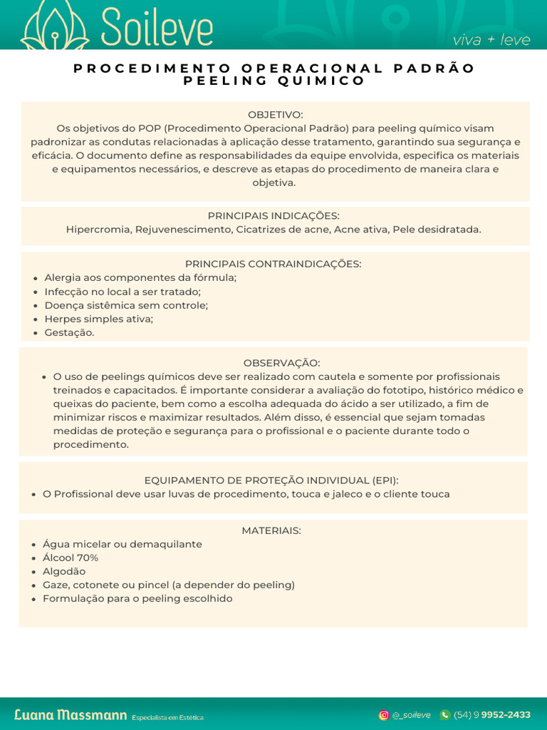 Pop Peeling Quimico | PDF