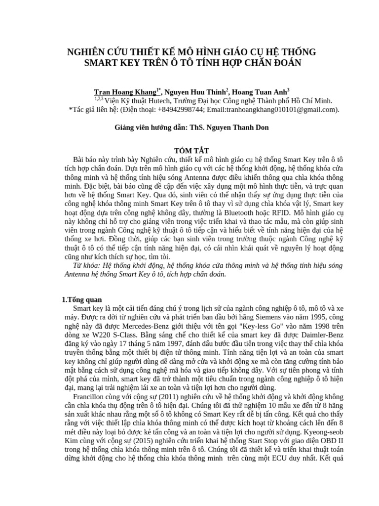 Bài Báo NCKH Nhóm 6 | PDF