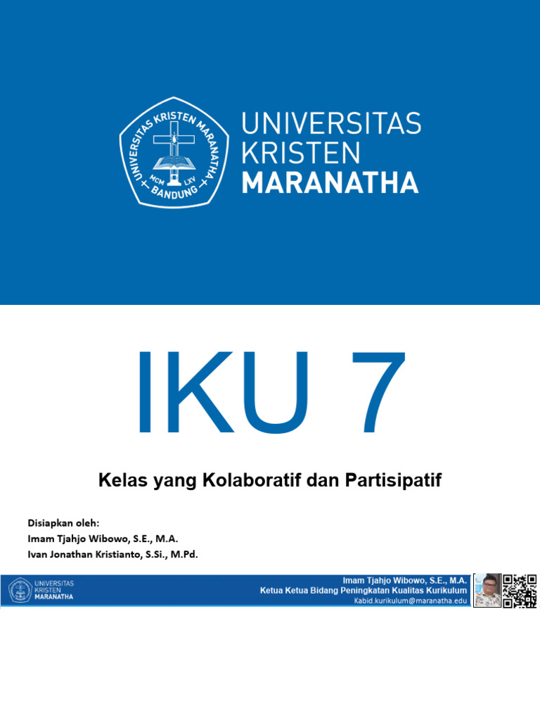 Penjelasan IKU 7 | PDF