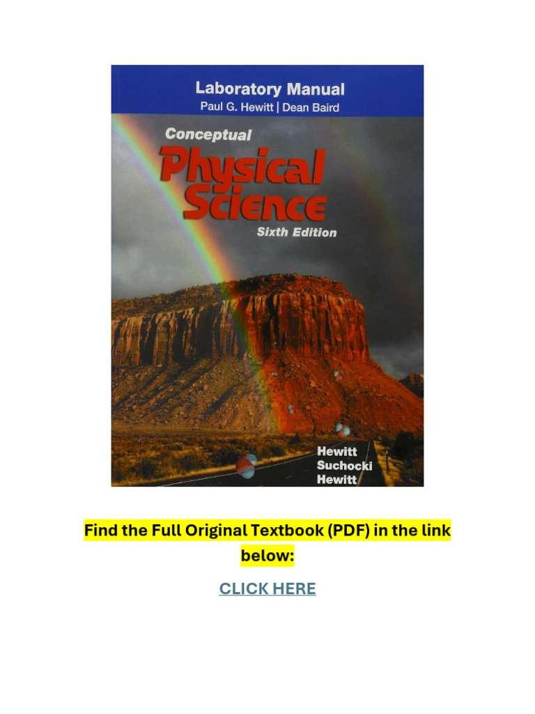Conceptual Physical Science 6th Edition PDF | PDF | Rock (Geology ...