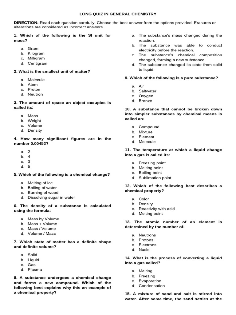 Lgeneral Chemistry | PDF