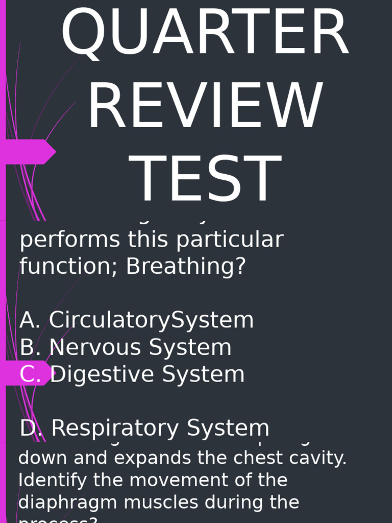 First Quarter Review Test 2 | PDF