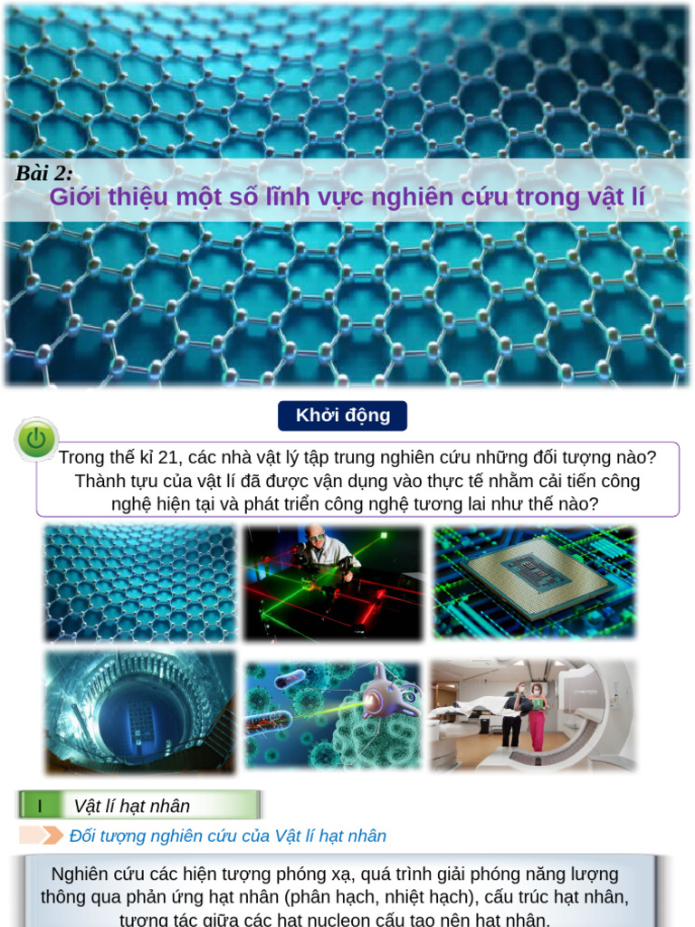 Bai 2 Mot So Linh Vuc Nghien Cuu Trong Vat Ly | PDF