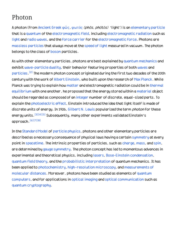 Photons | PDF