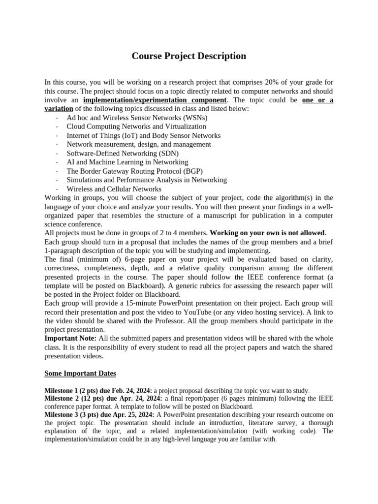 Project Description | PDF