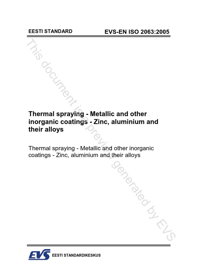 ISO 2063 2005 en Preview | PDF | Corrosion | Paint