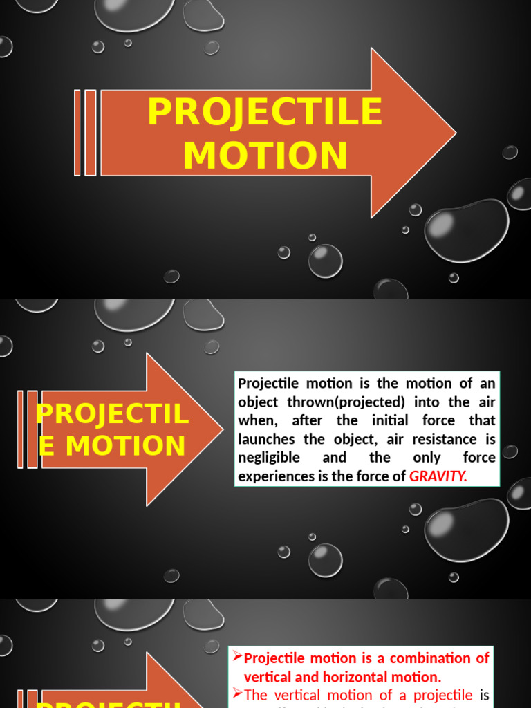 Projectile Motion | PDF