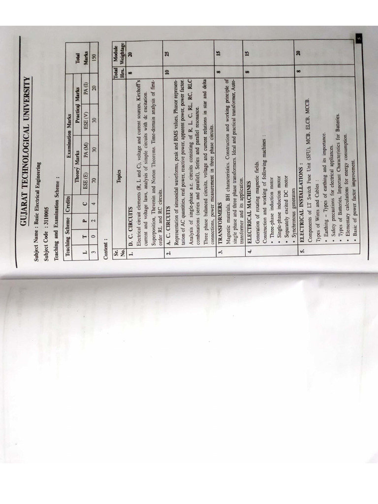 BEE Electrical | PDF