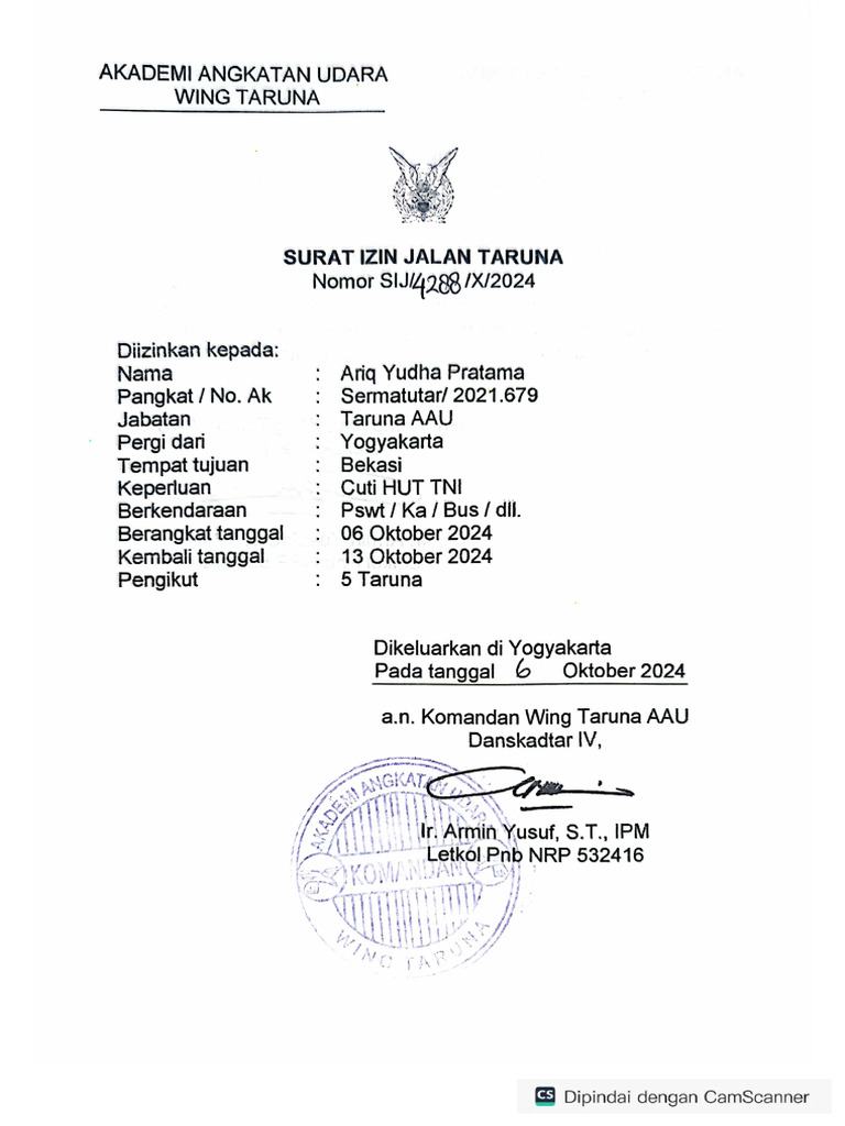 SMST Ariq Yudha (Bekasi) DG 5 Pengikut | PDF