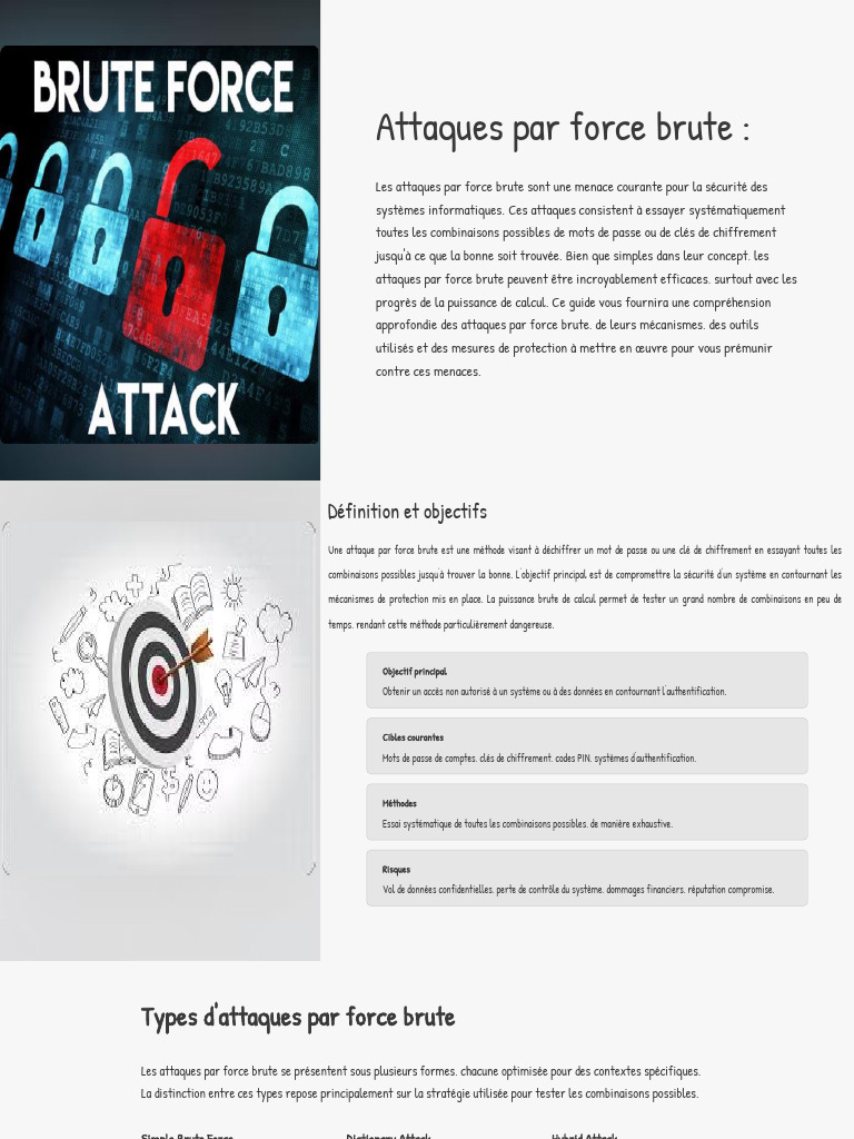 Attaques Par Force Brute | PDF