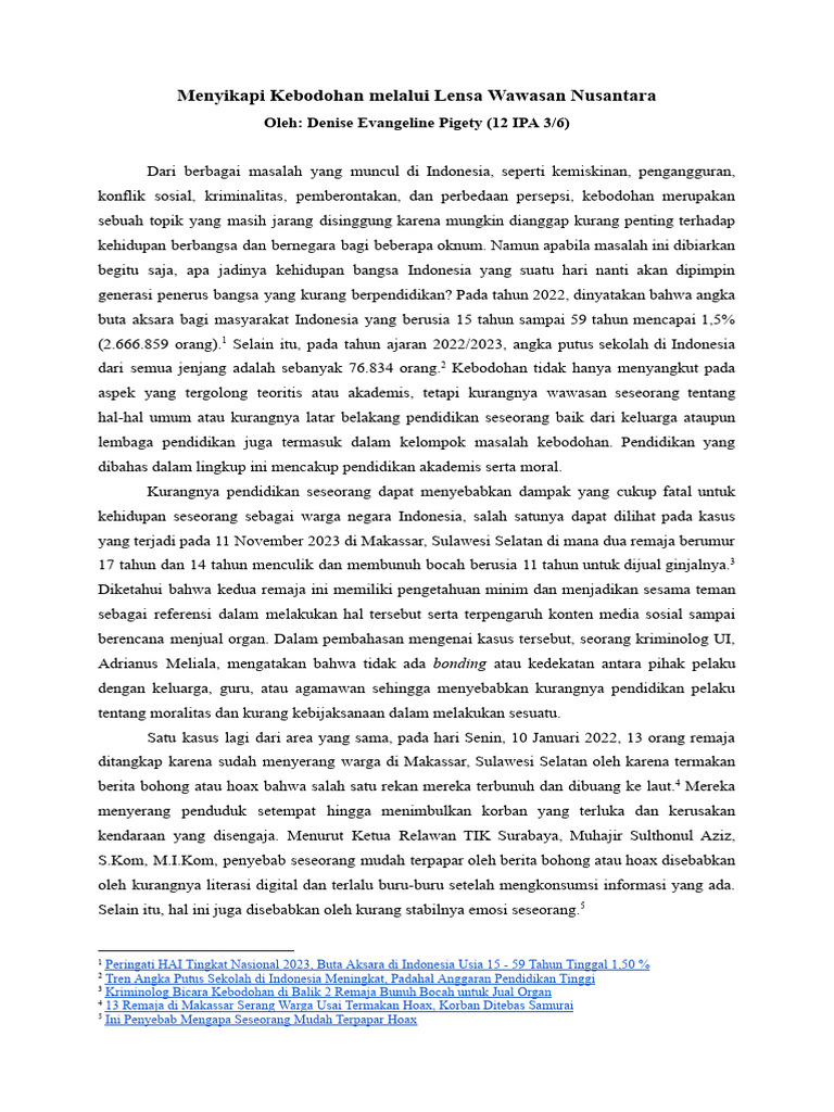 Membuat Essay | PDF