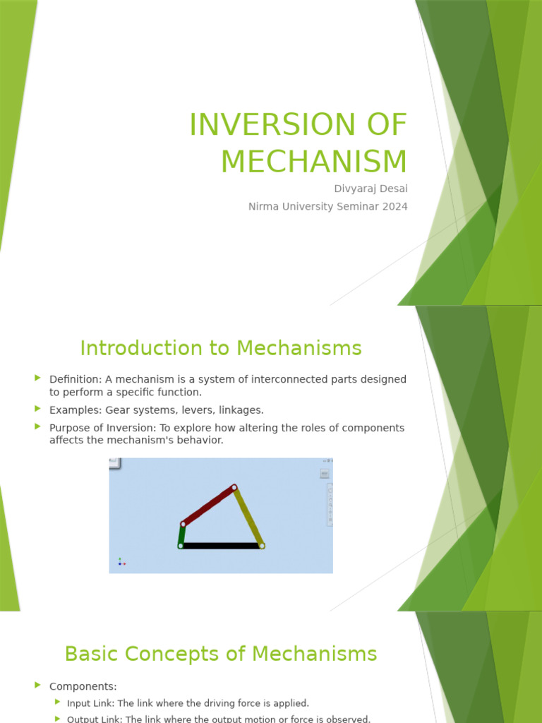 Inversion of Mechanism | PDF
