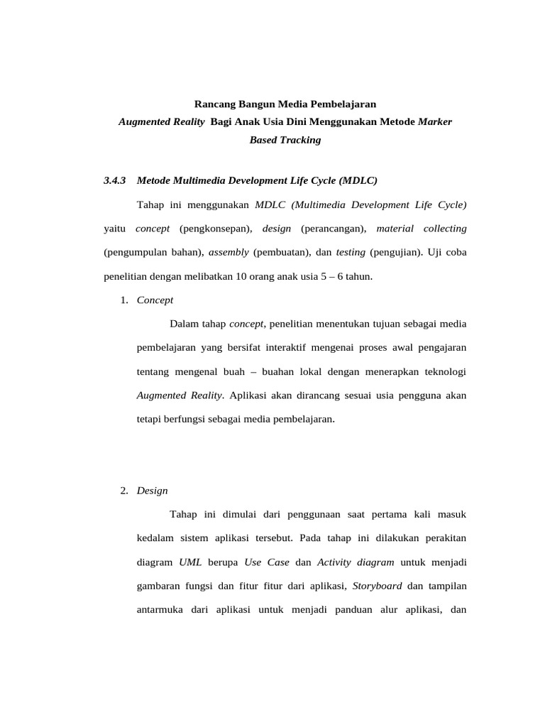 Rancang Bangun Media Pembelajaran MDLC | PDF