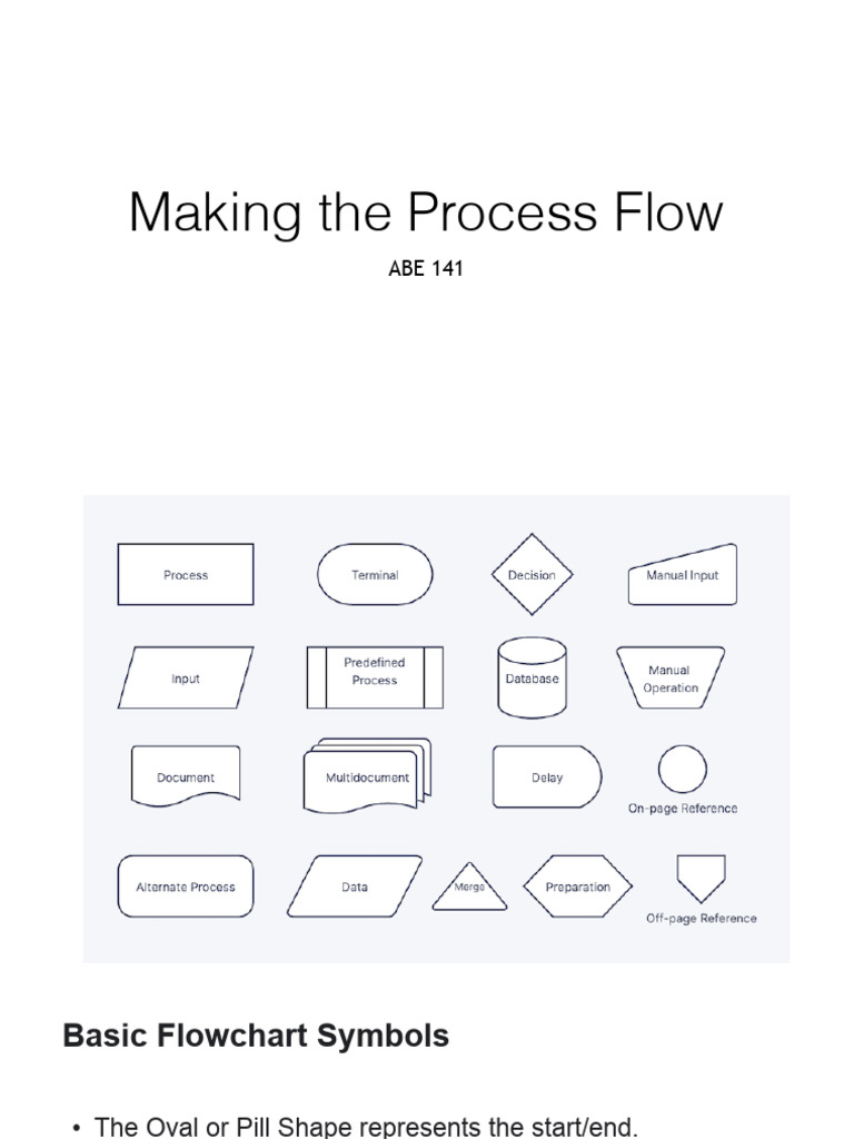 Making The Process Flow | PDF