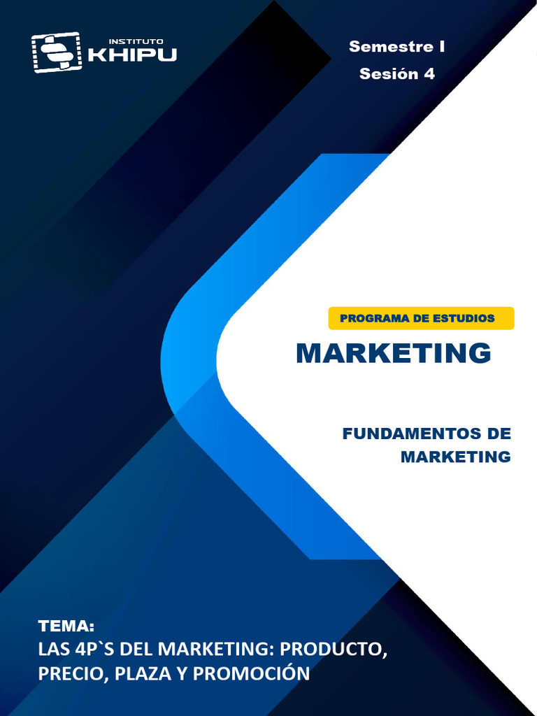 Sesion 04-Fundamentos Del Marketing | PDF