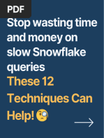 Snowflake Cheat Sheet | PDF