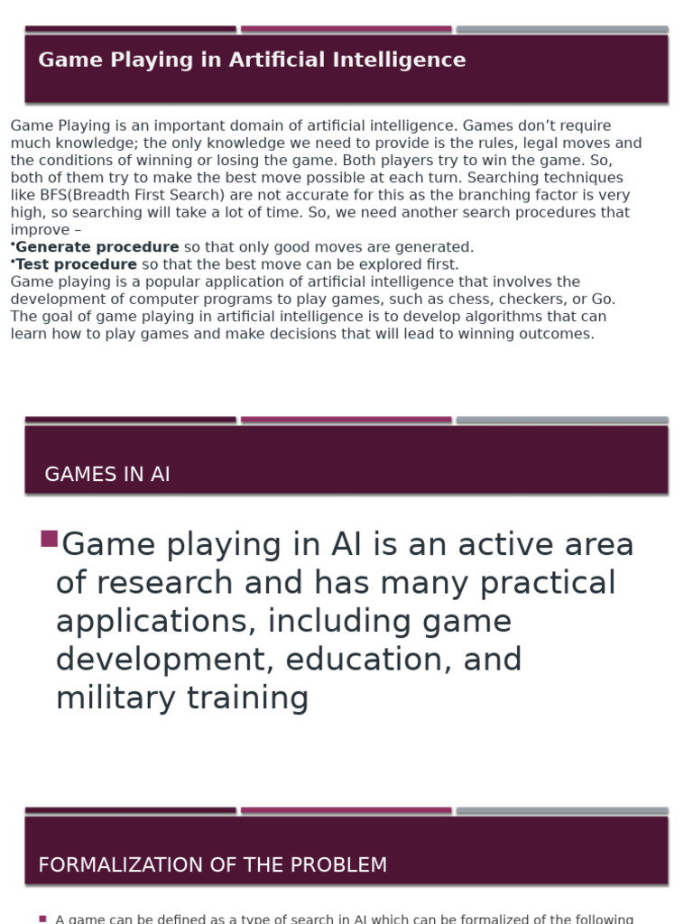 Game Playing | PDF