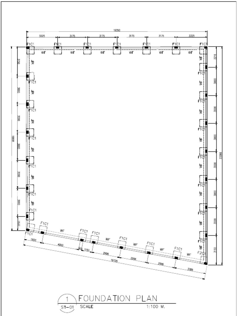 Fence Foundation Plan | PDF