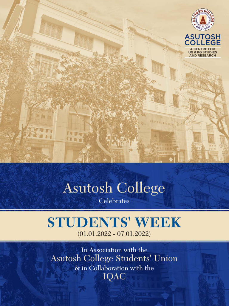 Asutosh College Students Week Report Aw 1 2nd Feb 2022 | PDF | Social ...