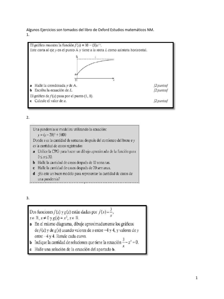 Repaso Funciones -1 | PDF