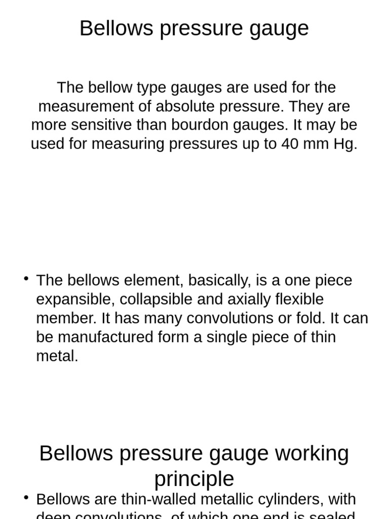 Bellows | PDF
