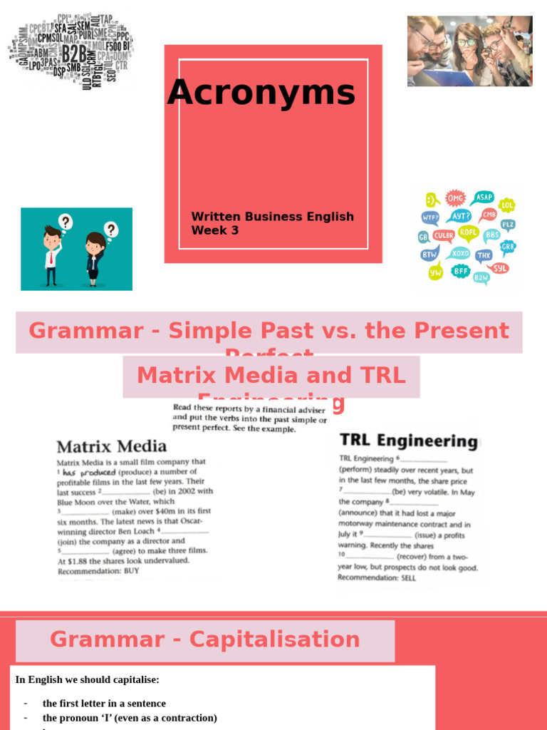 Acronyms in The Workplace | PDF