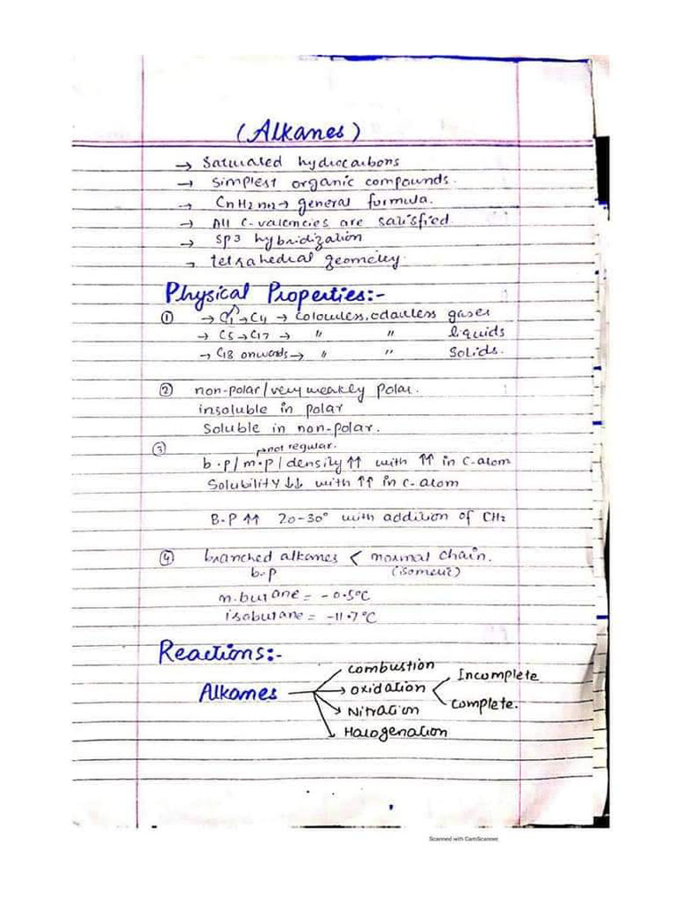 ORGANIC Chemistry Notes Along With Shortlisting | PDF