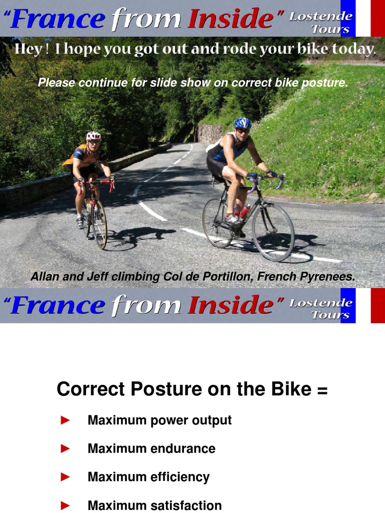 Optimal Bike Posture for Performance | PDF