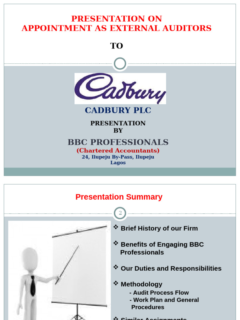 Cadbury PLC Presentation | PDF