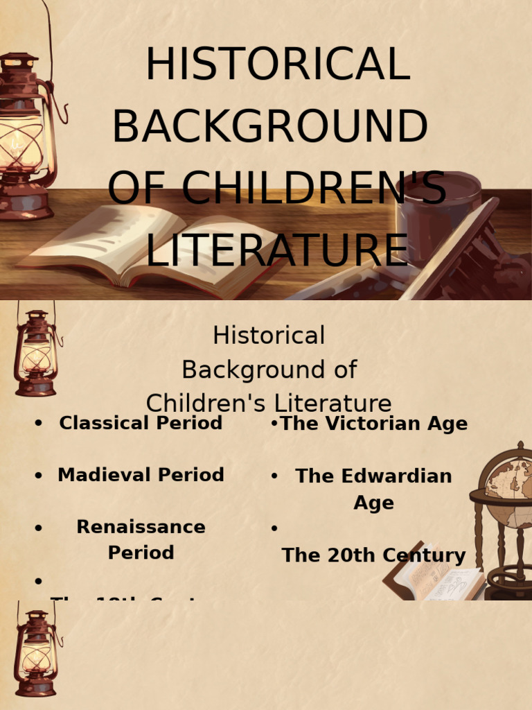 Historical Background of Children Literature | PDF