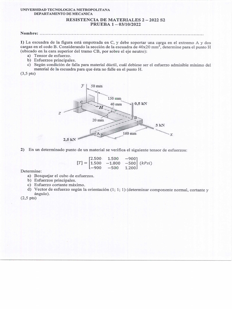 RM II 2022 S2 - Prueba 1 Pauta | PDF