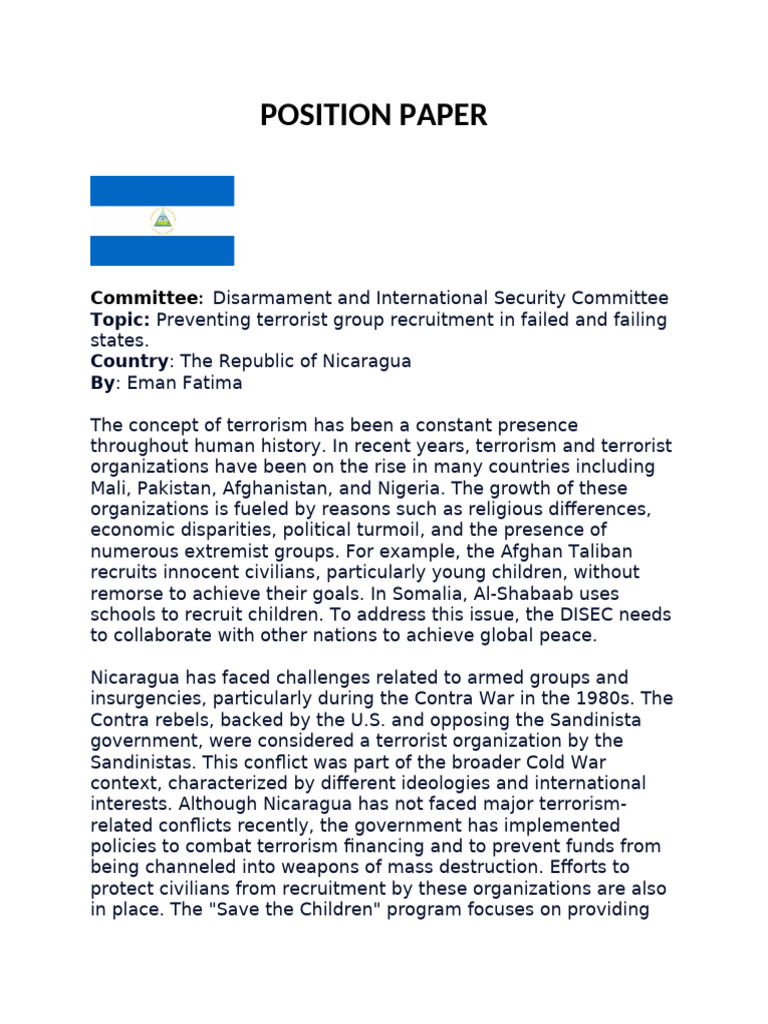 Position Paper | PDF