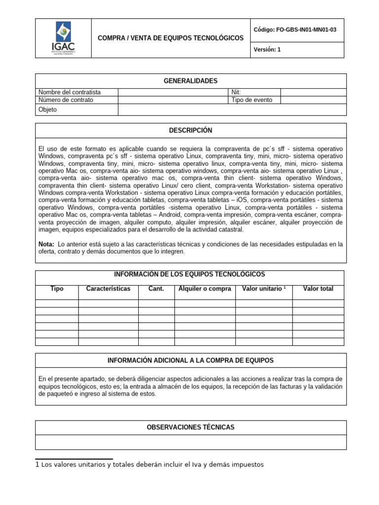 7 Fo-Gbs-In01-Mn01-03 - Compra - Venta - de - Equipos - Tecnologicos ...