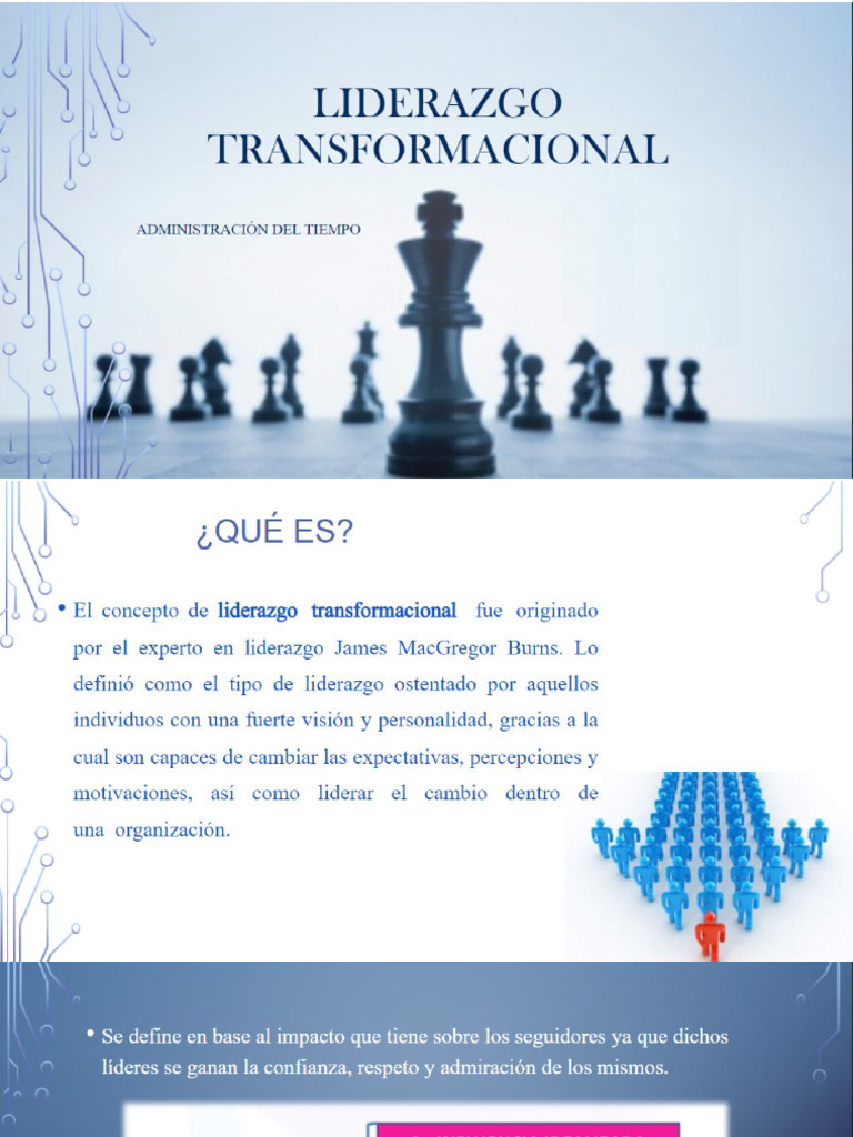 LIDERAZGO Transformacional | PDF
