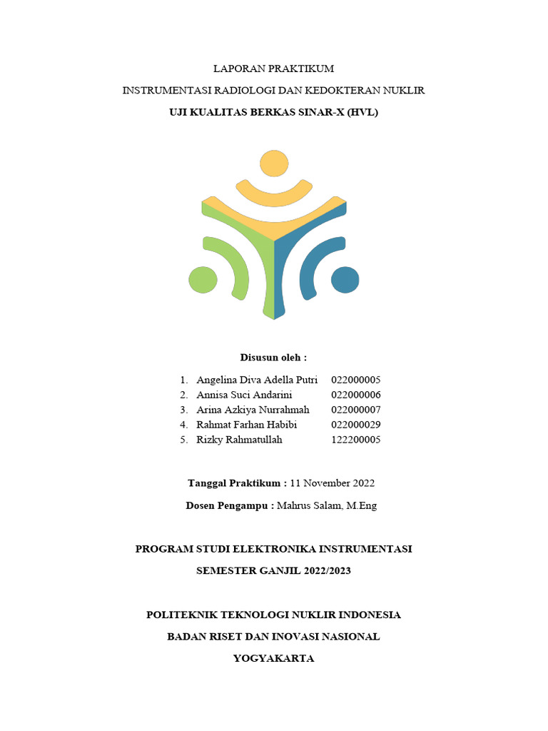 Laporan Uji Kualitas Sinar-X (HVL) - Kelombok B | PDF