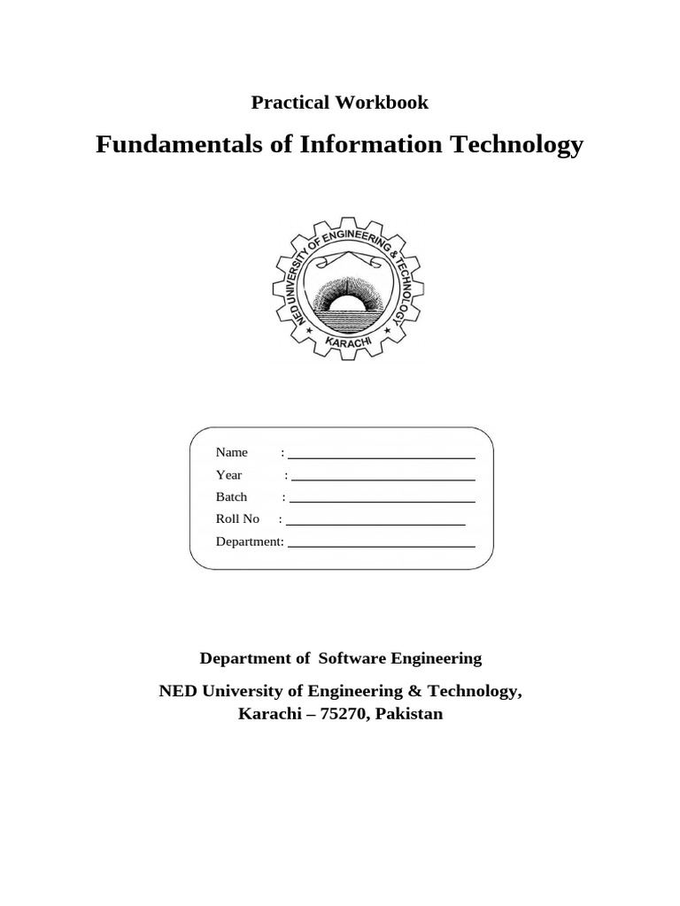 FIT Lab Manual 2024 | PDF