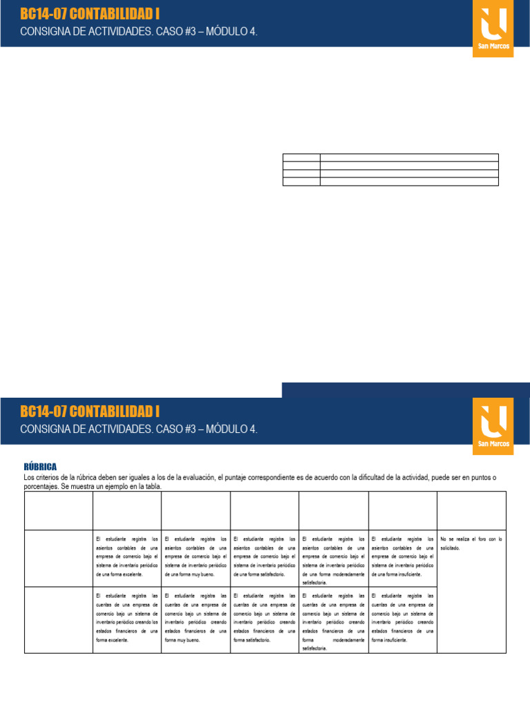 Módulo 4 Consigna Actividad Caso #3 | PDF
