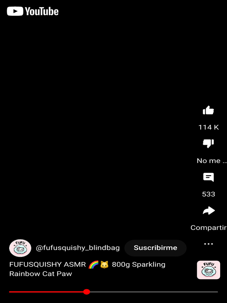 Fufusquishy Asmr 800g Sparkling Rainbow Cat Paw Youtube Pdf