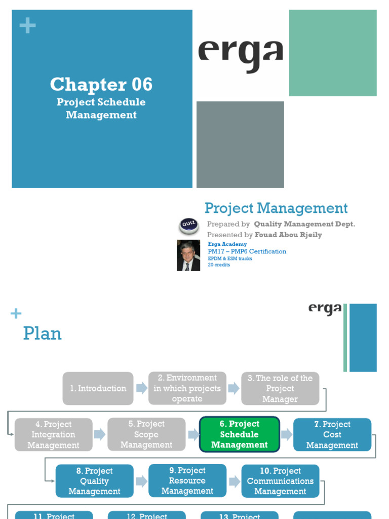 PM17 PMP6 Ch06 Schedule | PDF