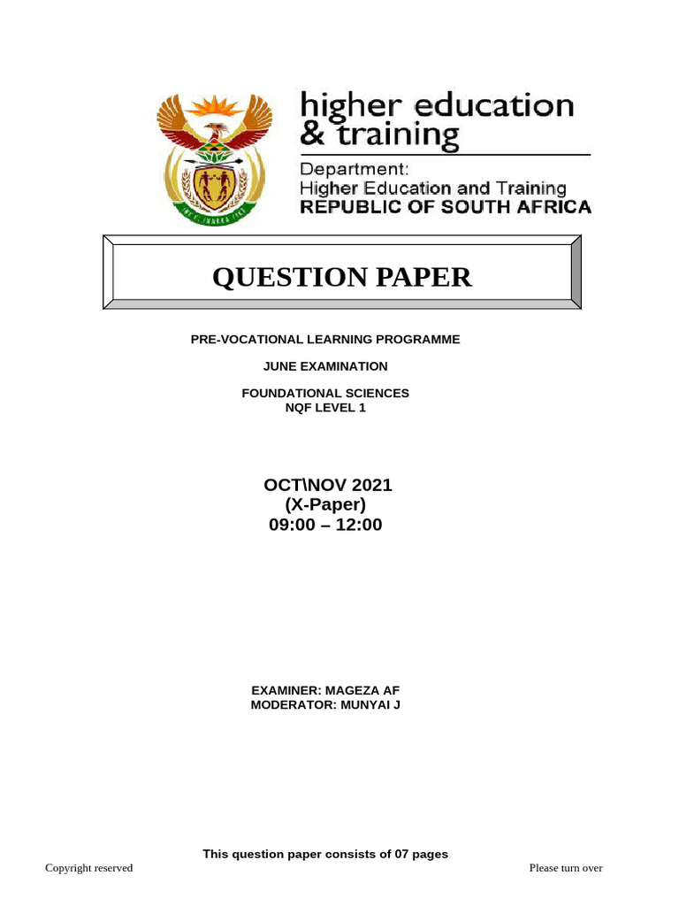 PLP Science Nov 2021 | PDF