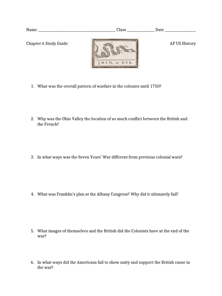 6 - Chapter 6 Study Guide | PDF