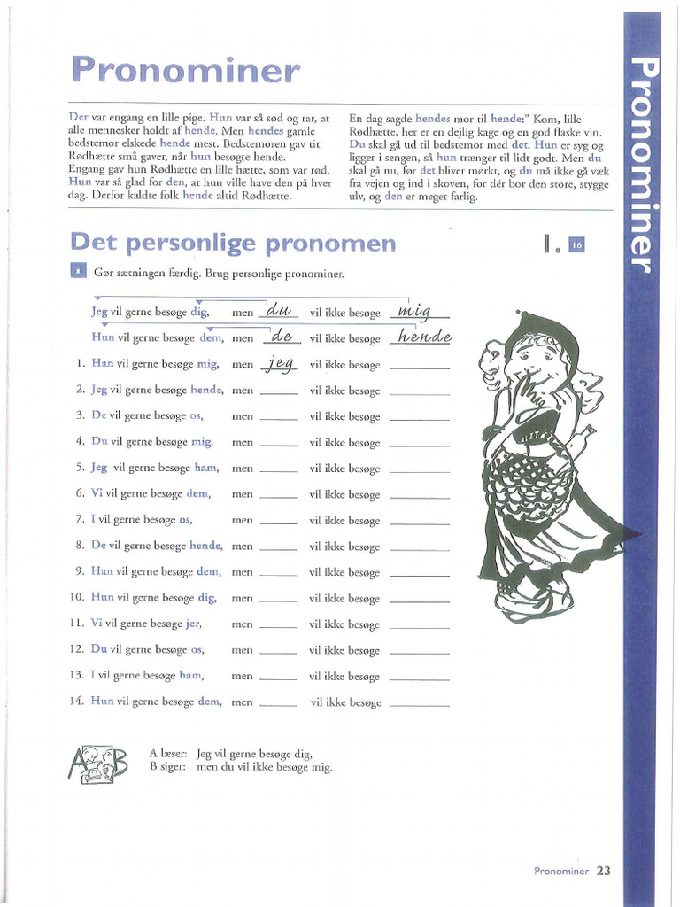Parat Start 1, Pronominer, S. 23-42 | PDF