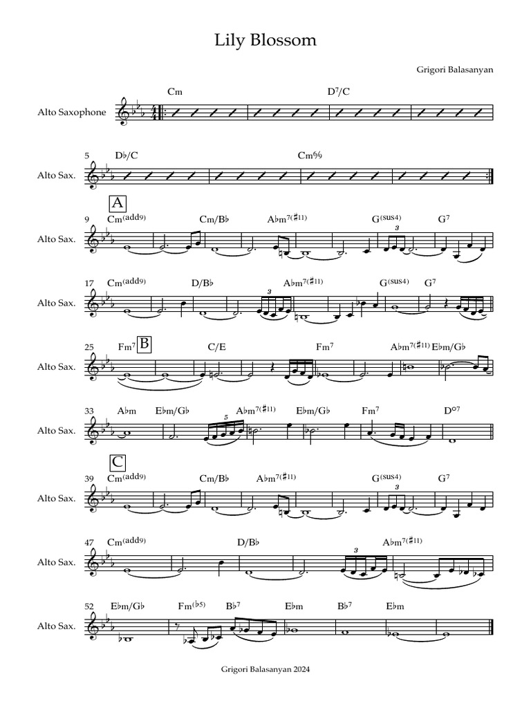 Lilly Blossom - chart | PDF