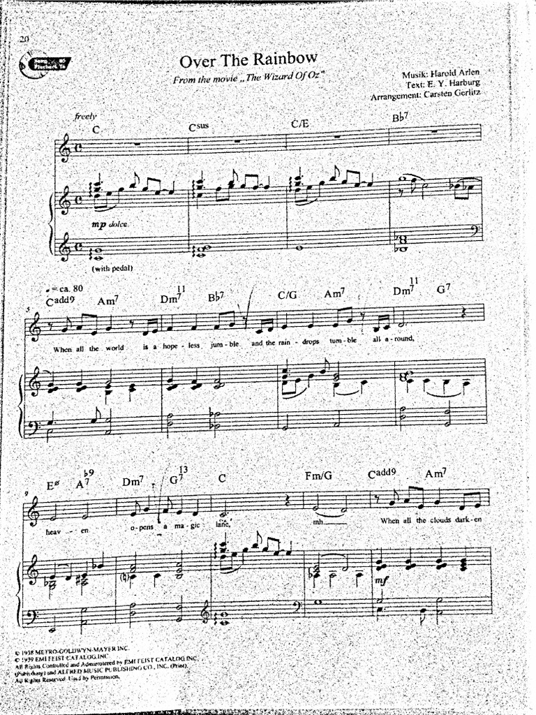 Over The Rainbow | PDF