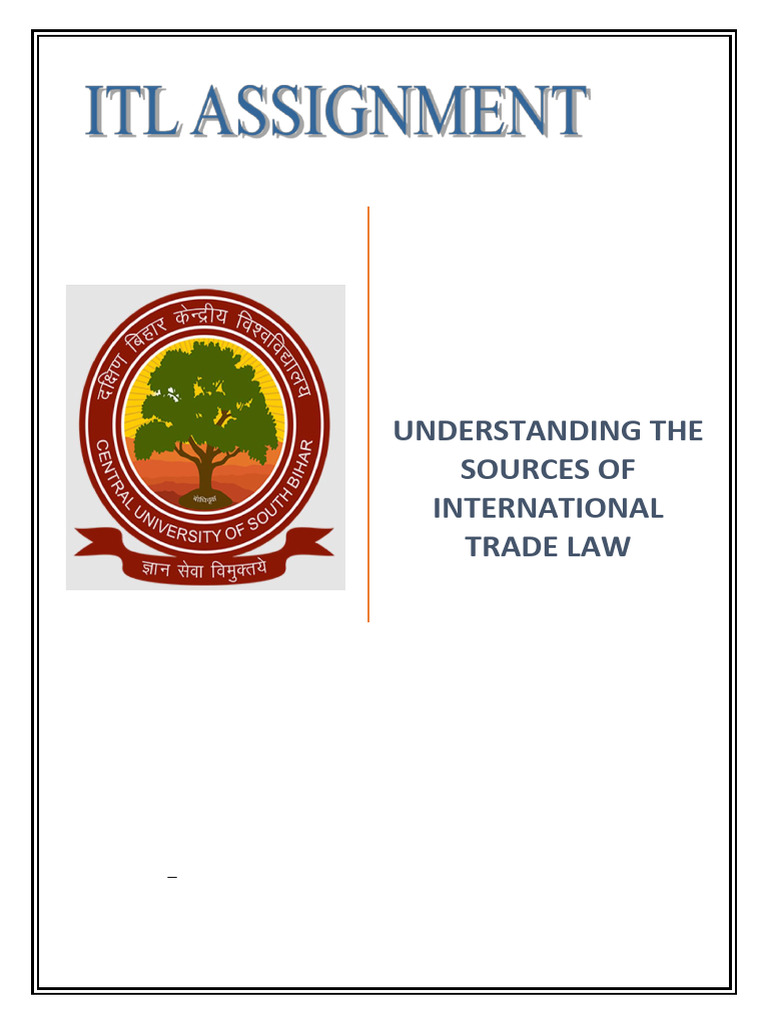ITL Assignment - Naman Raj 074 | PDF | International Law | Treaty
