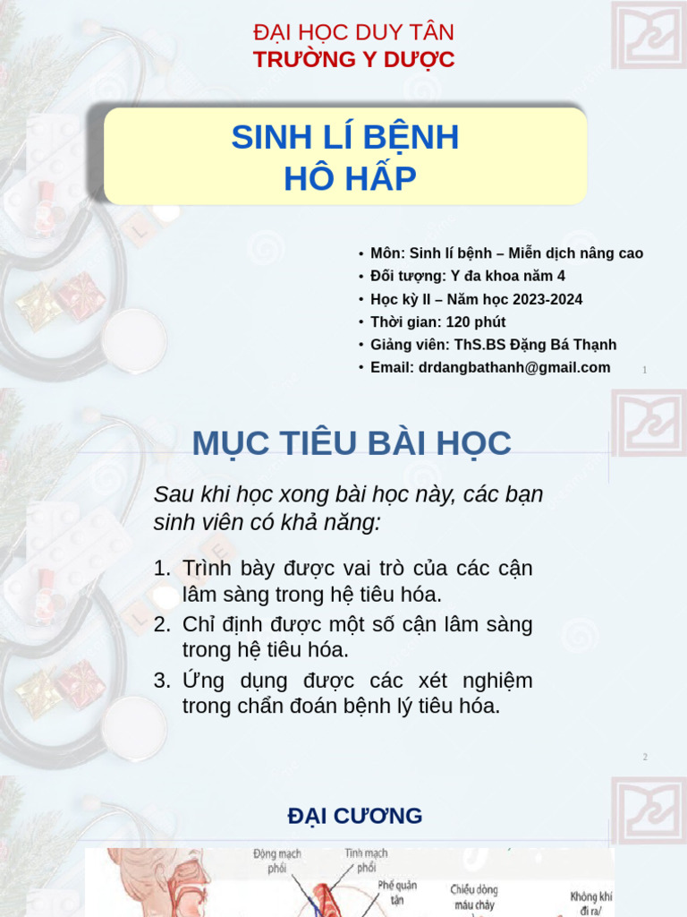 SLB hô hấp | PDF