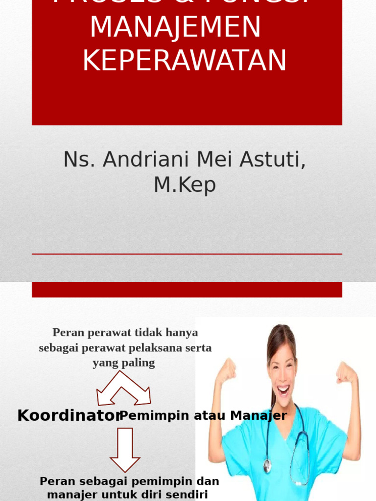 PTM-3 - Fungsi Manajemen Keperawatan | PDF