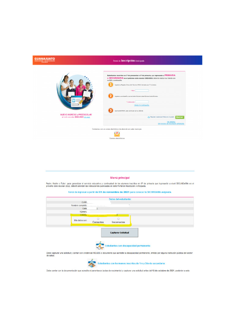 Manual Portal SIA | PDF