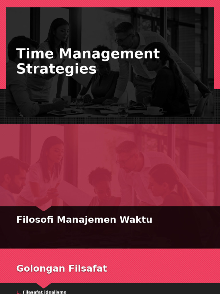 Time Management Strategies Pdf